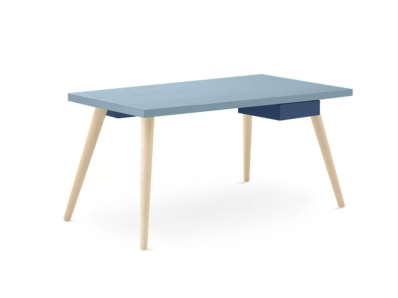 Fringe Interior | Desk with Woody legs - Modular desk _ Nidi